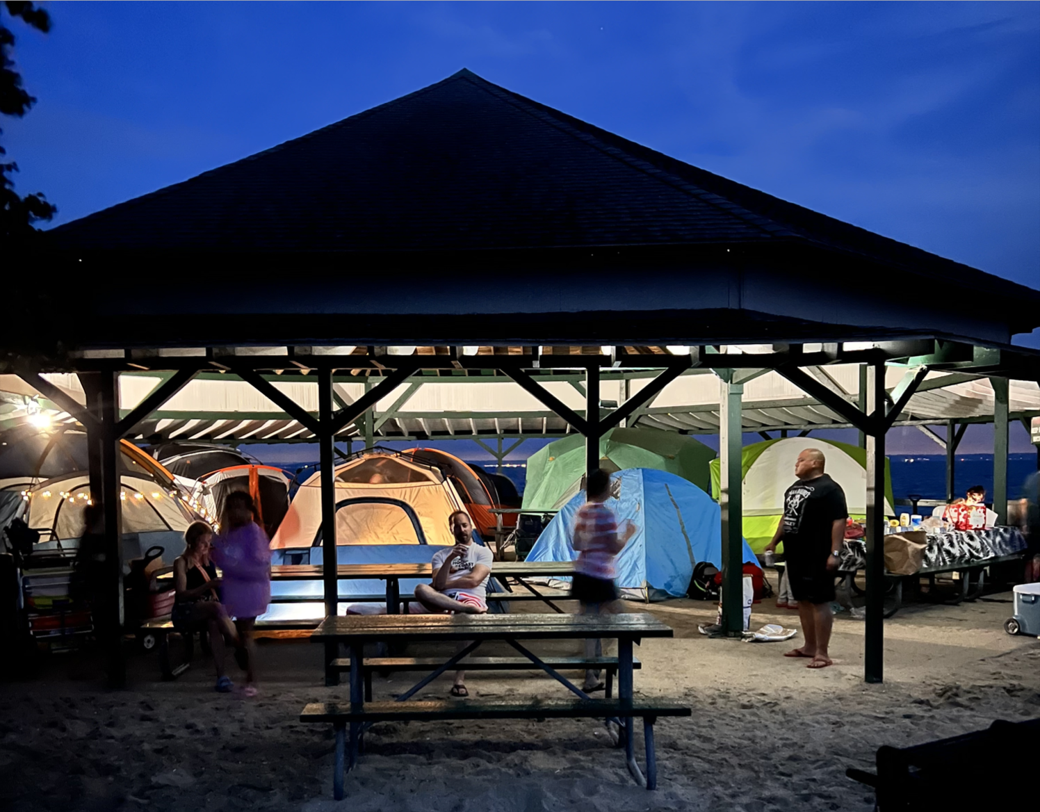 We Survived Camping Overnight at Island Beach in Greenwich, CT - IN ...